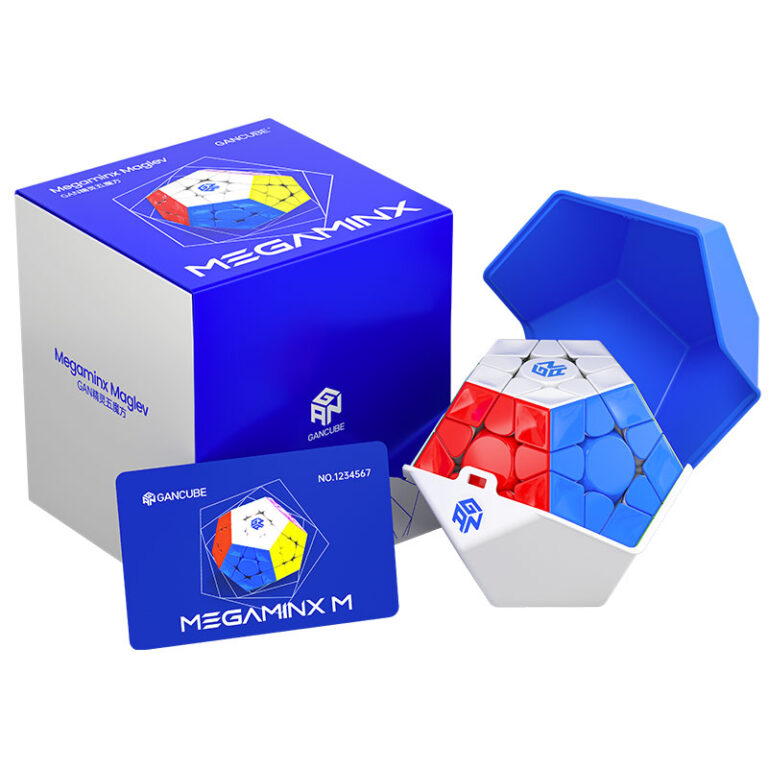 GAN Megaminx V2 Maglev UV ( Ball Core ) – Black Side – Speed Cube UK